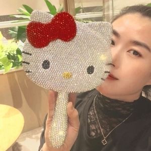 Hello Kitty | Makeup | Large Bedazzled Hello Kitty Hand Mirror | Poshmark